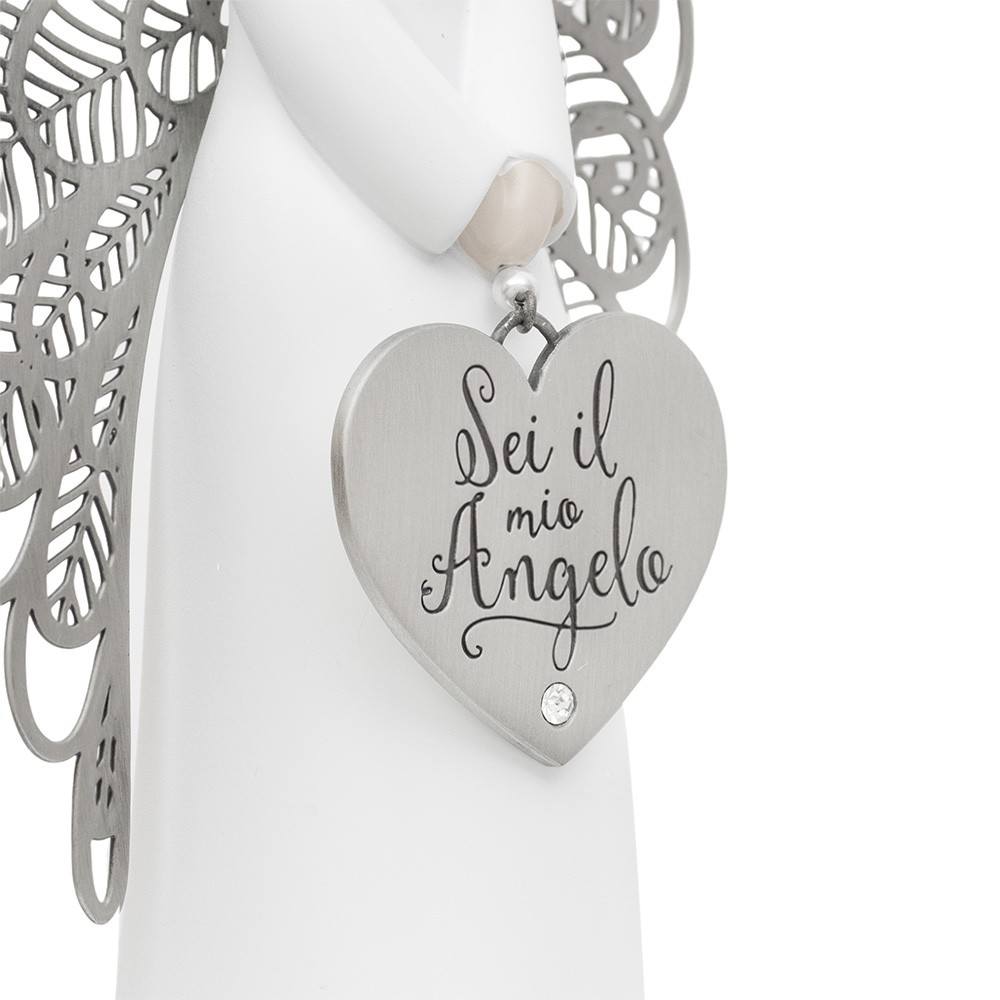 Angelo con cuore inciso collezione You Are an Angel