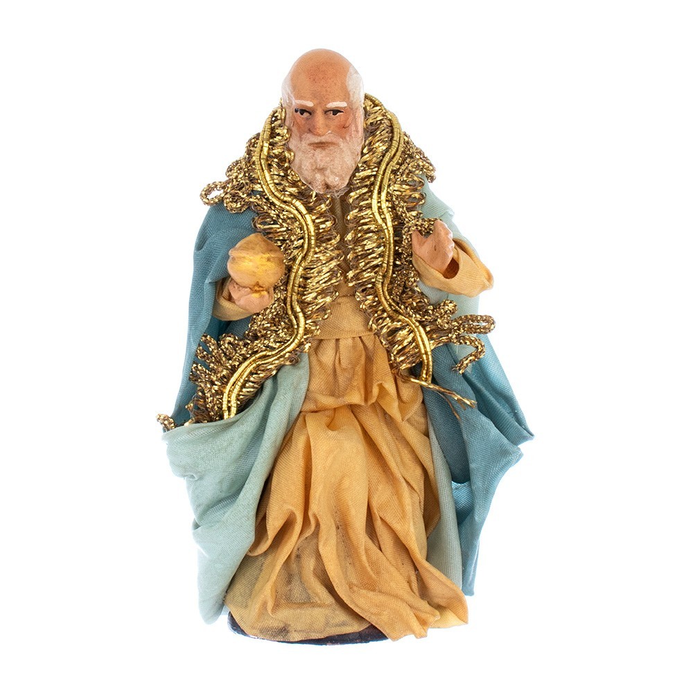Re Magio Bianco cm 12 Presepi Napoletani.