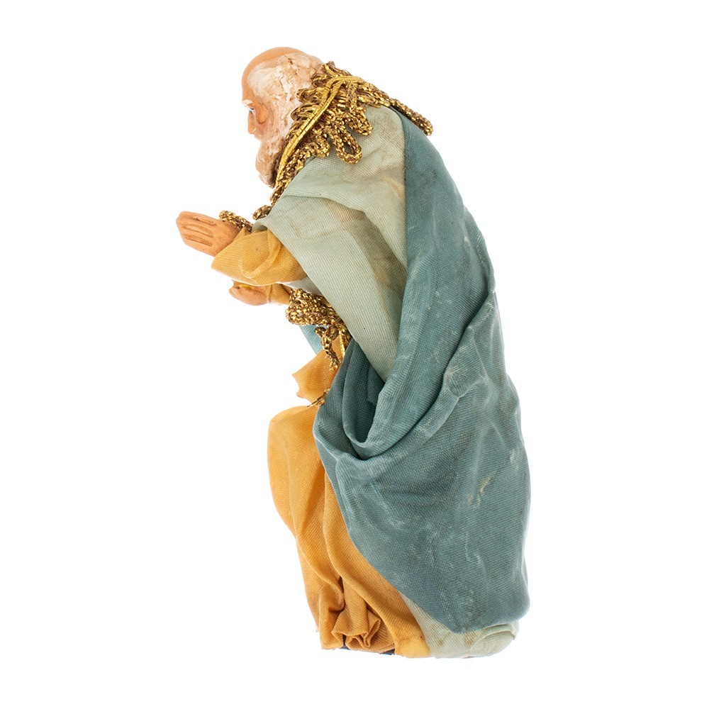 Re Magio Bianco cm 12 Presepi Napoletani.