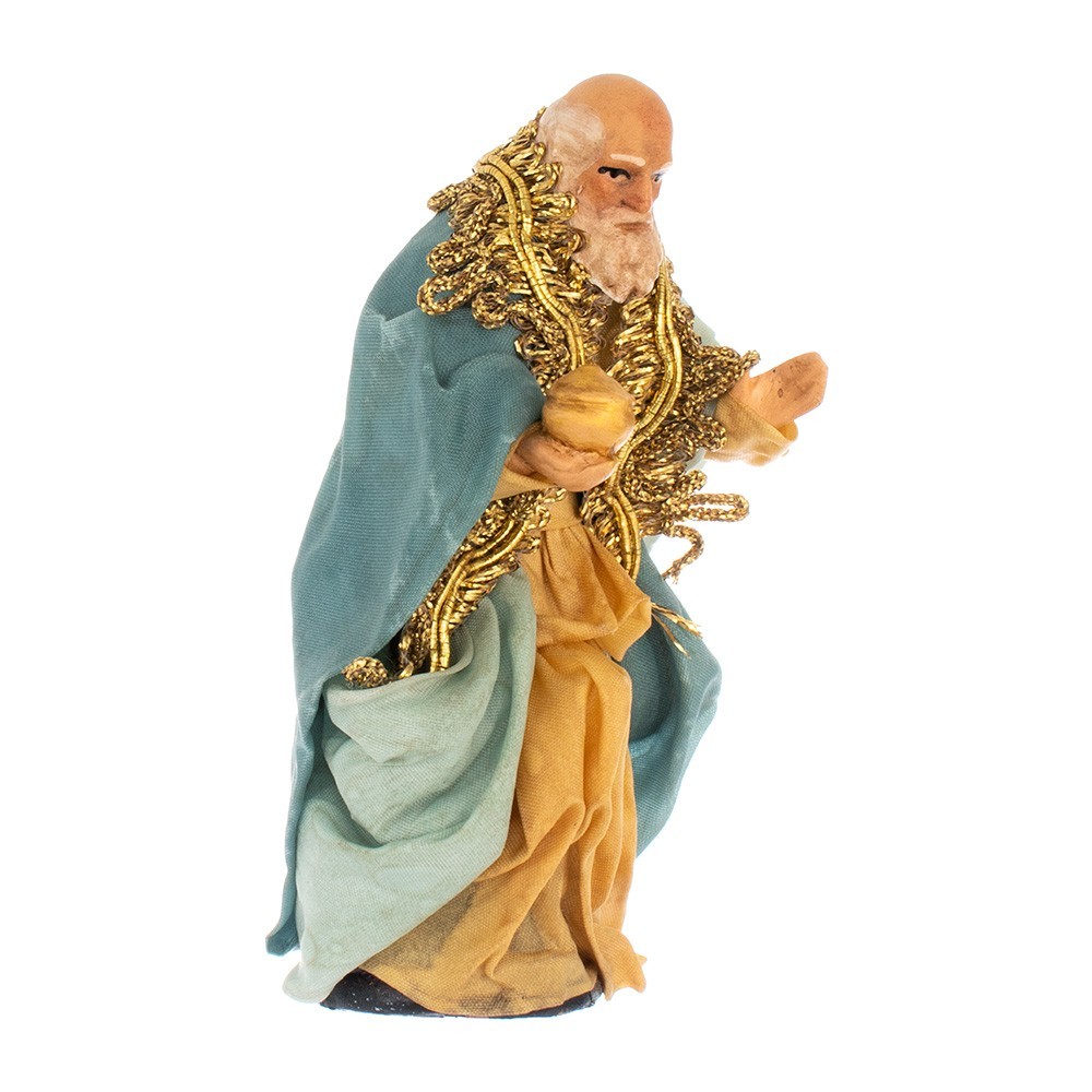 Re Magio Bianco cm 12 Presepi Napoletani.
