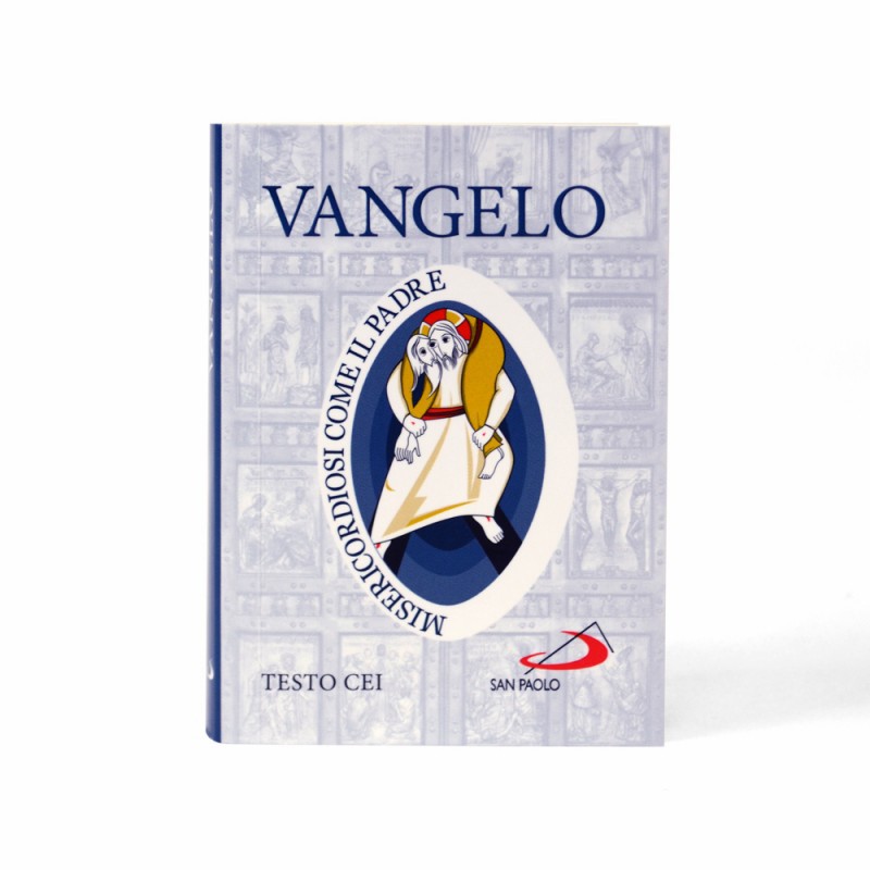 Vangelo con Logo Giubileo Misericordia.