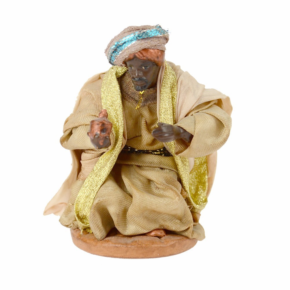 Re Magio Moro cm 10 in Terracotta.