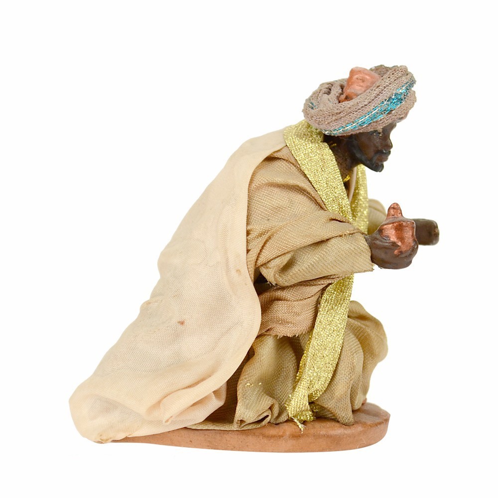 Re Magio Moro cm 10 in Terracotta.